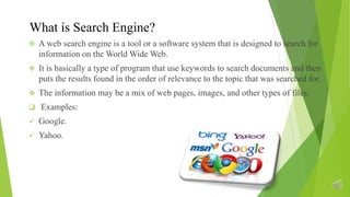 Search engine | PPTX