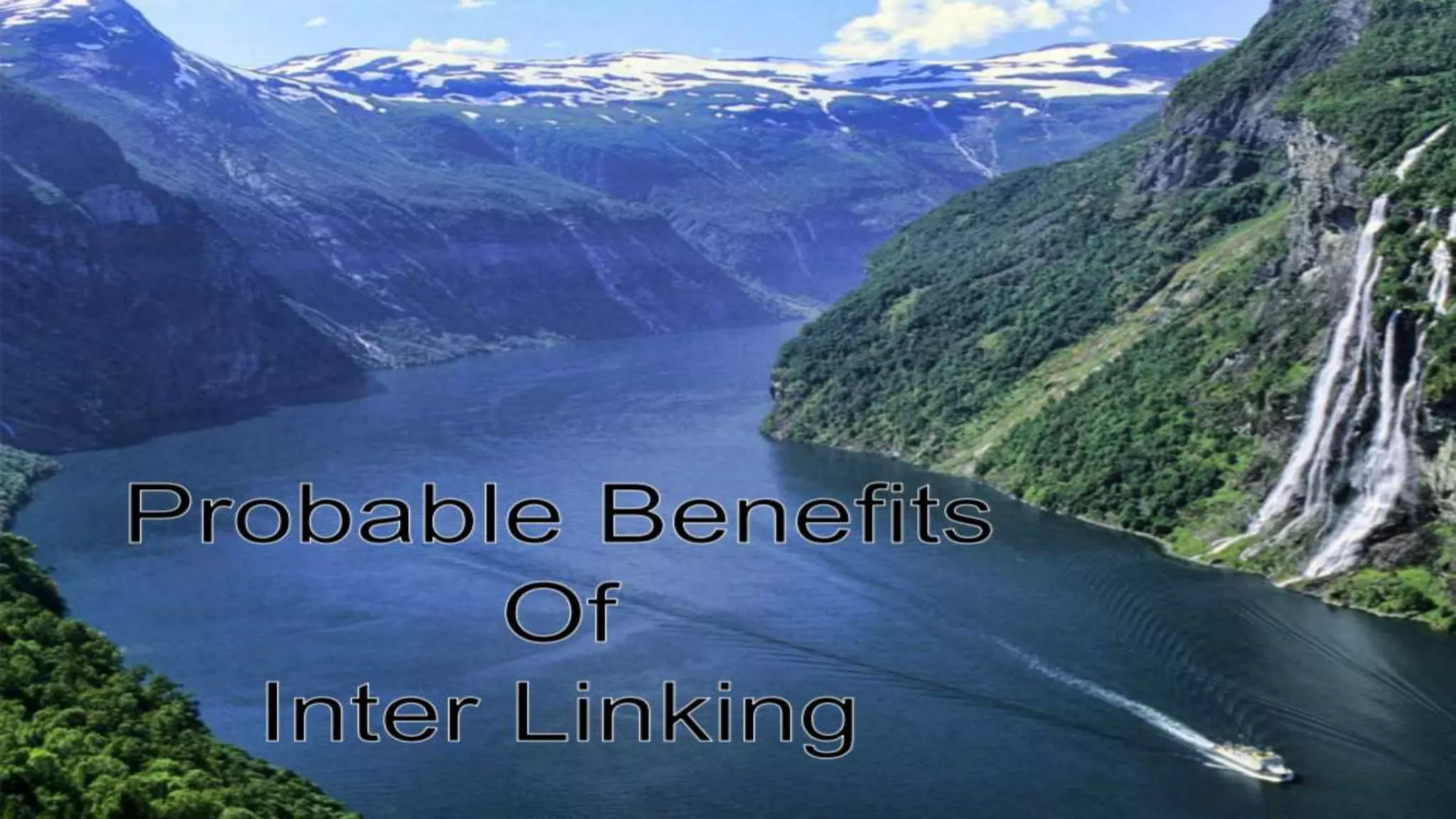 inter-linking of rivers in india | PPT