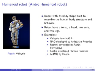 Humanoid Robot | PDF