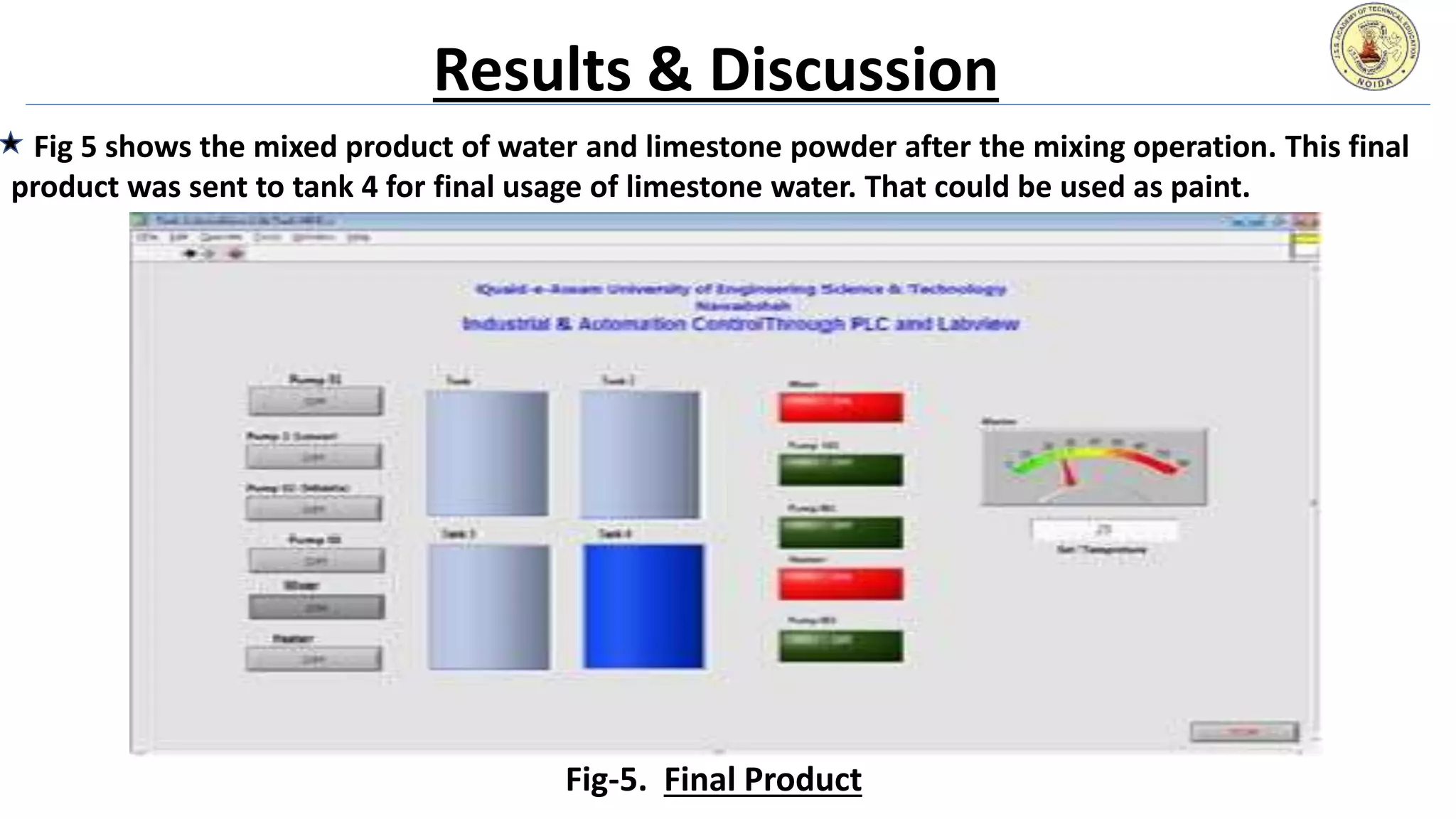 Seminar INDUSTRIAL AUTOMATION & CONTROL THROUGH PLC AND LABVIEW presentation | PPT