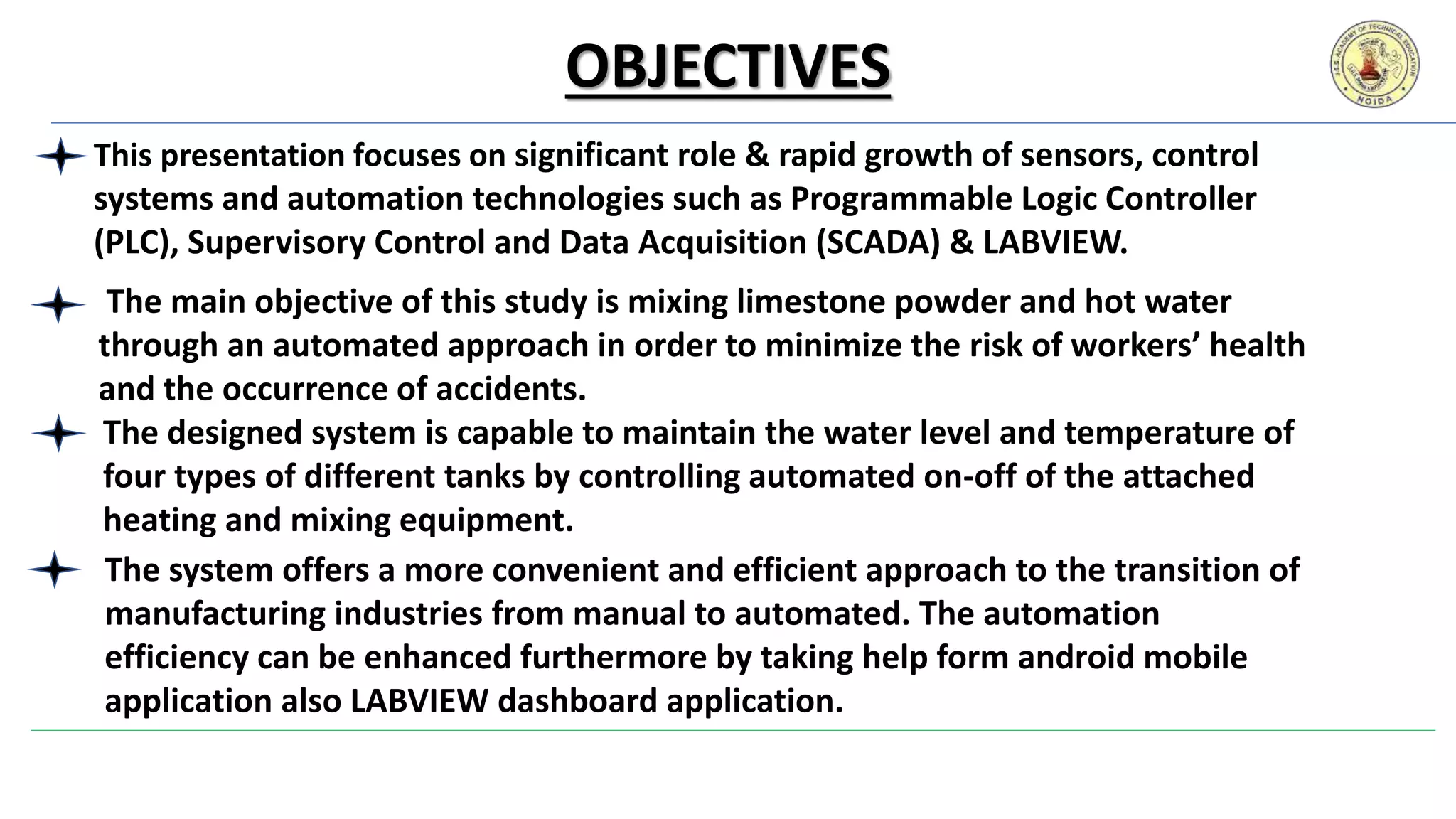 Seminar INDUSTRIAL AUTOMATION & CONTROL THROUGH PLC AND LABVIEW ...