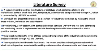 Seminar INDUSTRIAL AUTOMATION & CONTROL THROUGH PLC AND LABVIEW presentation | PPT
