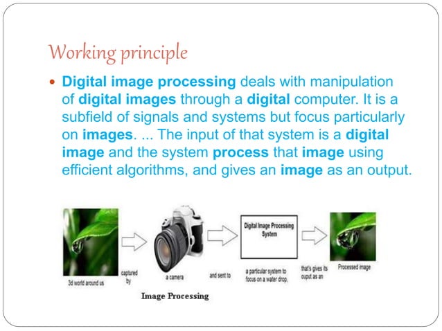 Digital Image Processing presentation | PPT