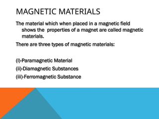 Ferrites and its types with Application of ferrites | PPTX