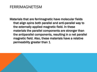 Ferrites and its types with Application of ferrites | PPTX