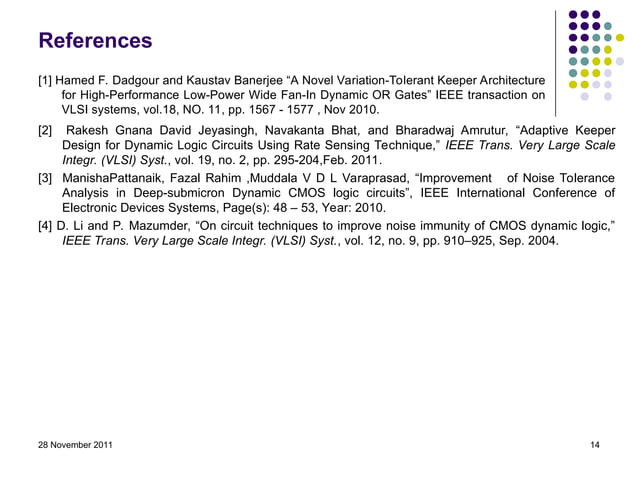 Presentation on CMOS based Domino Logic Design | PPT