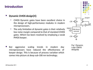 Presentation on CMOS based Domino Logic Design | PPT
