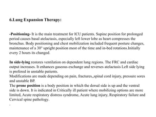 4. Physiotherapeutic approach of management in mechanically ventilated ...