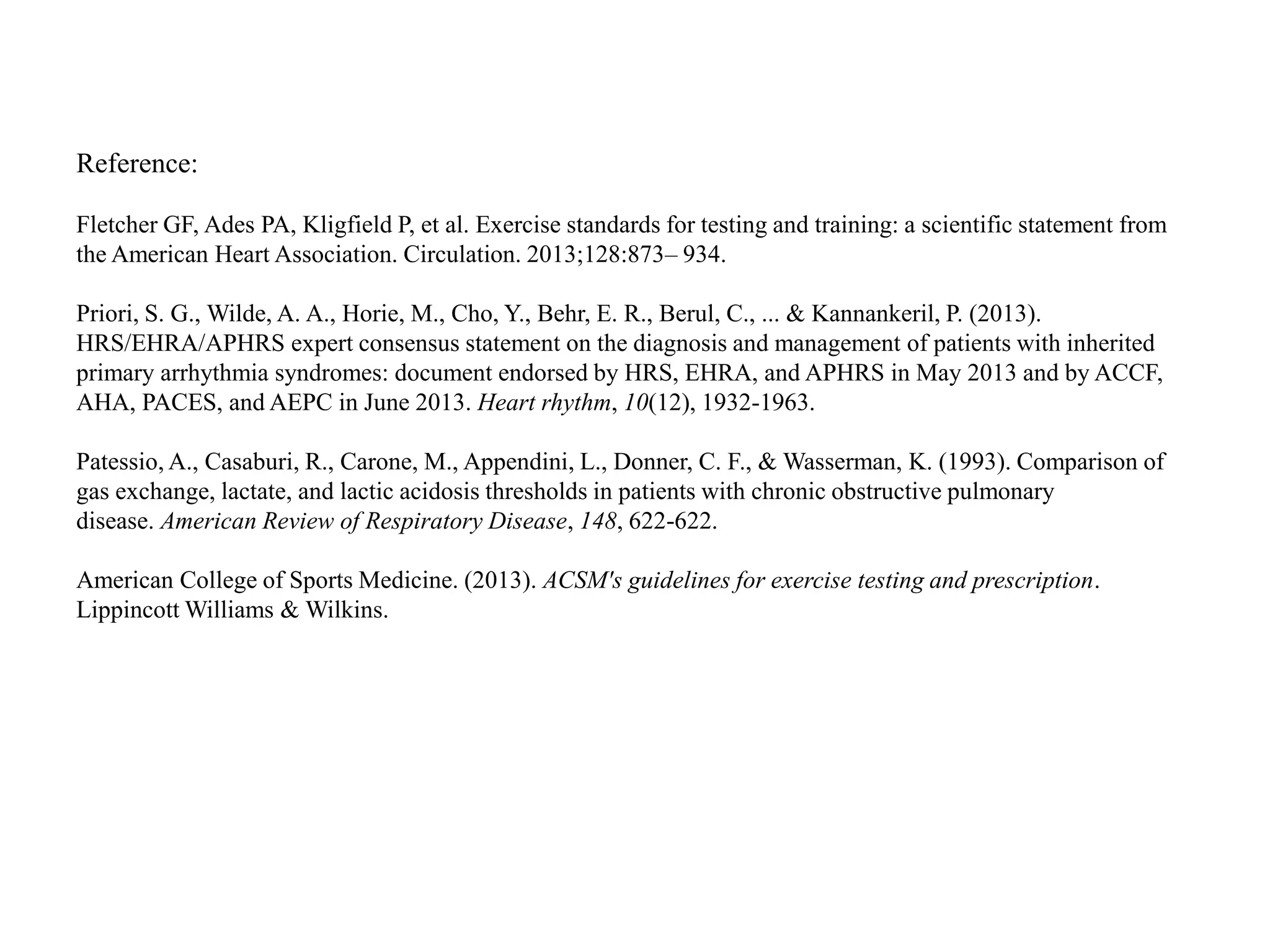Clinical exercise testing: purpose, modalities, protocol | PPTX