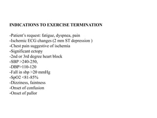 Clinical exercise testing: purpose, modalities, protocol | PPTX