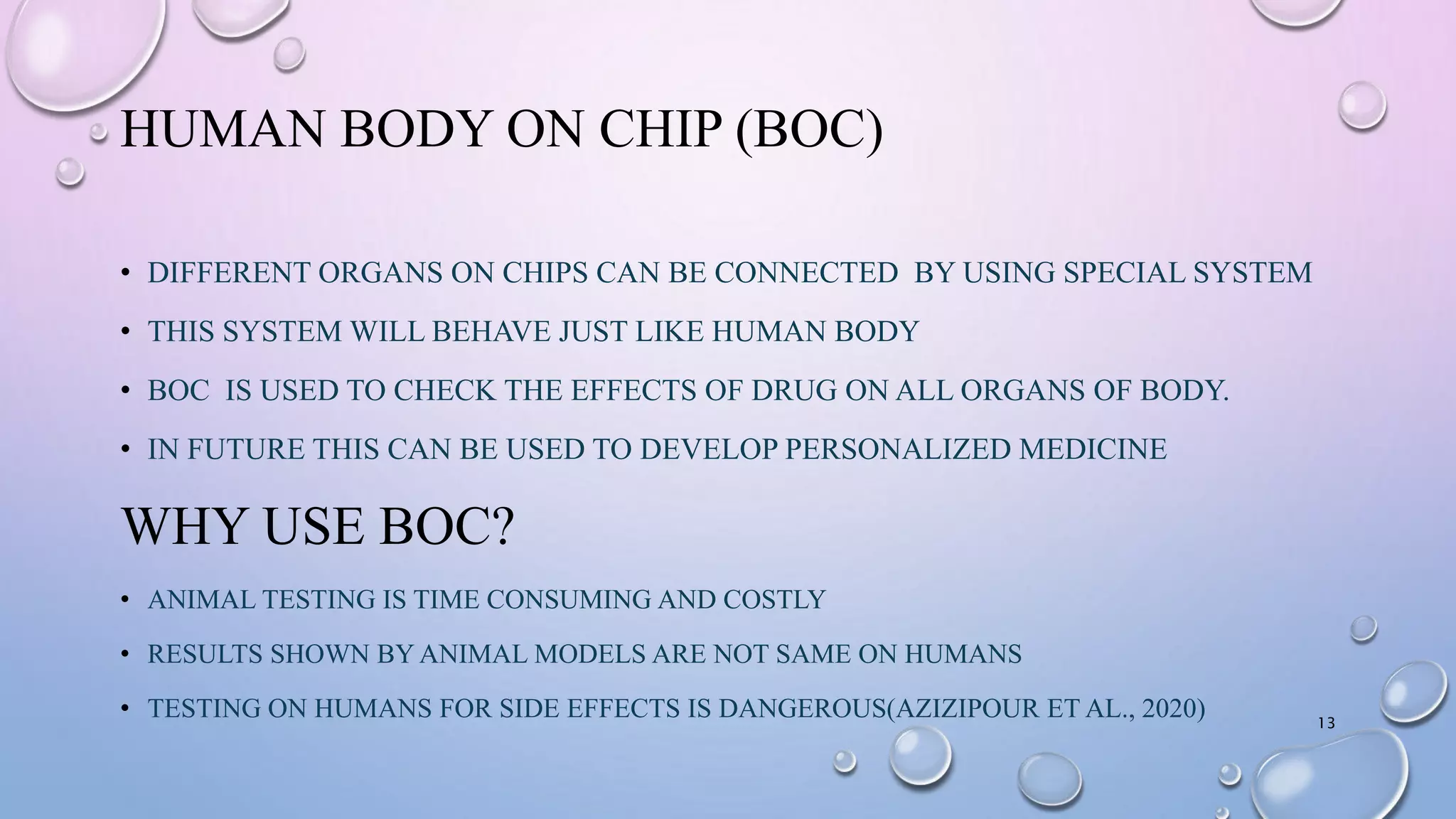 Organs On Chips (OOC) | PPTX