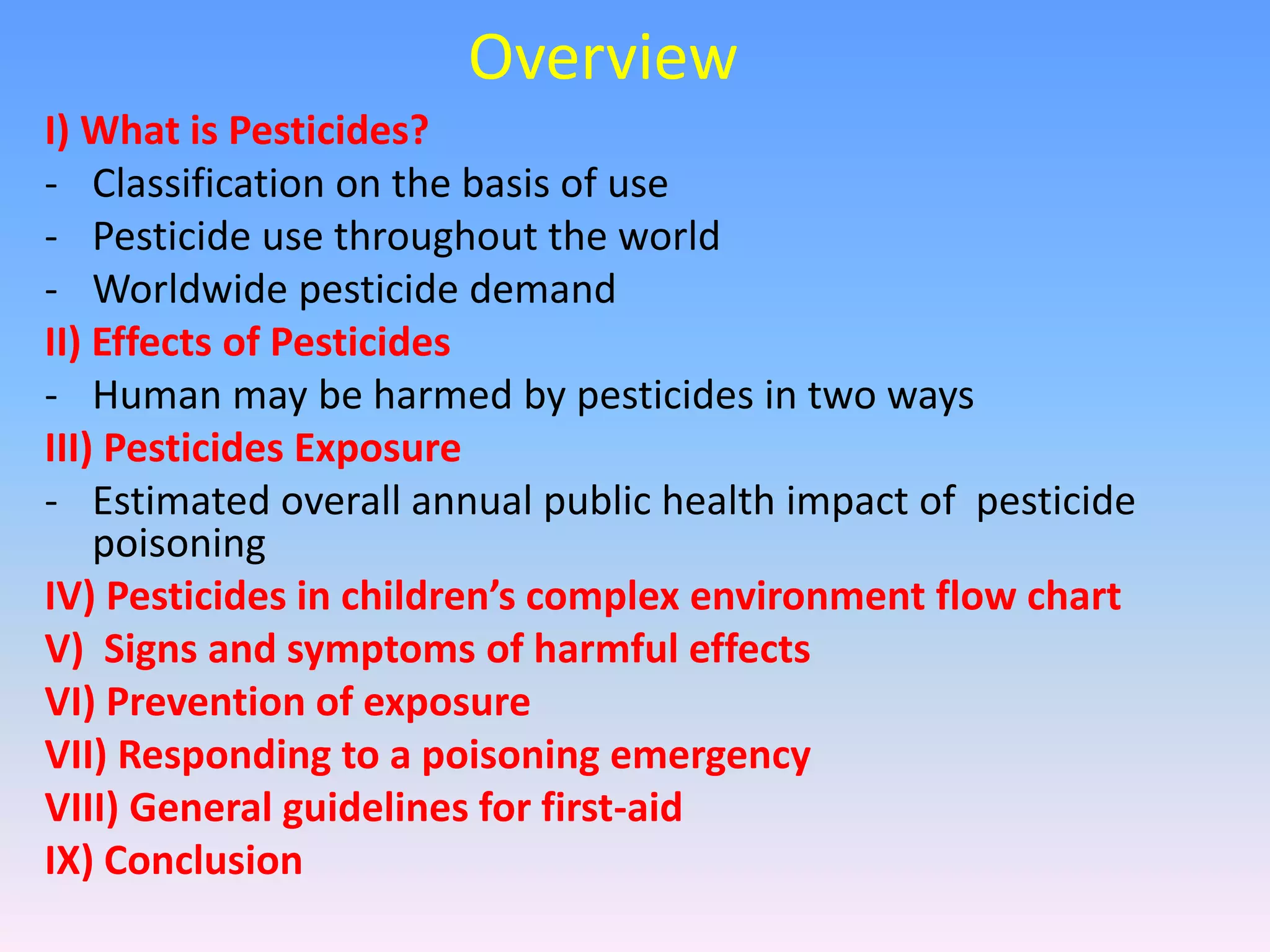 Pesticids and Health hazards | PPTX