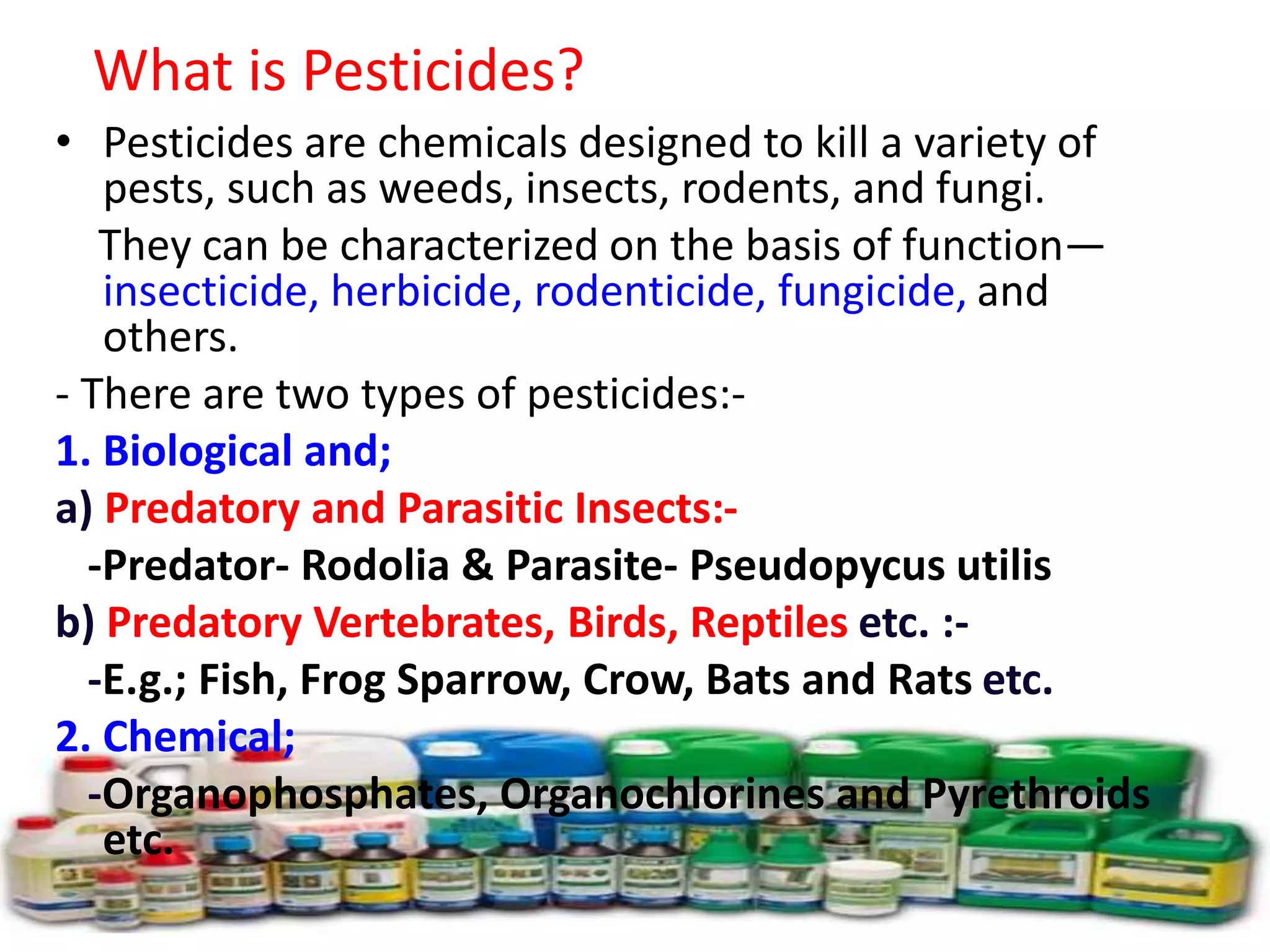 Pesticids and Health hazards | PPTX