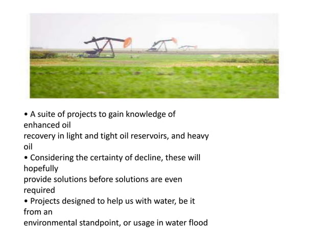 OIL RECOVERY TECHNIQUES | PPTX | Power and Energy Industry | Industries