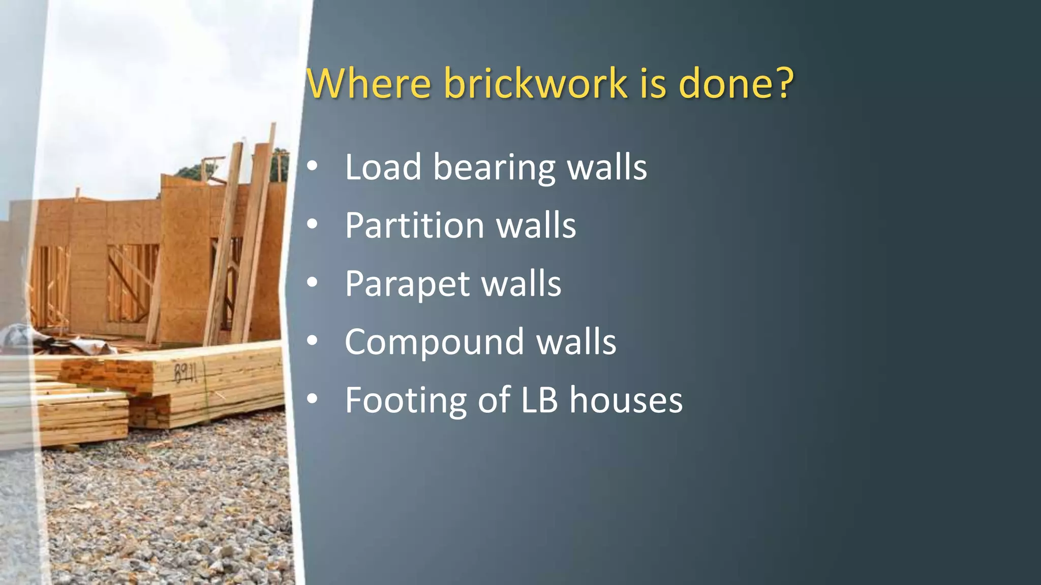 brickwork, plastering and waterproofing | PPT