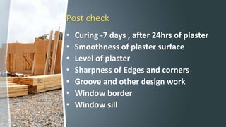 brickwork, plastering and waterproofing | PPT