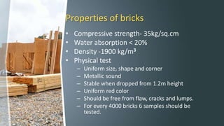 brickwork, plastering and waterproofing | PPTX
