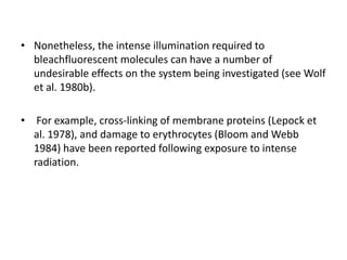 Fluorescence recovery after photo bleaching | PPTX
