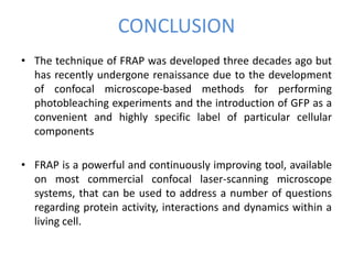 Fluorescence recovery after photo bleaching | PPTX