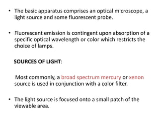 Fluorescence recovery after photo bleaching | PPTX