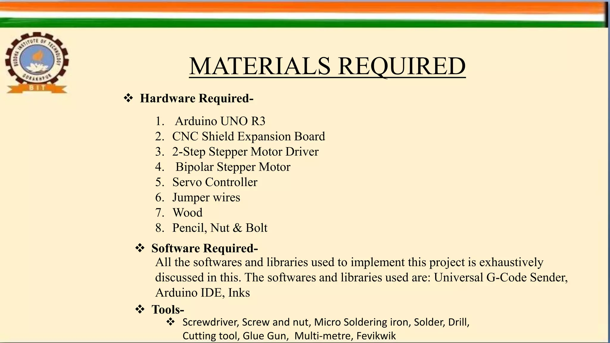 Automatic writing in drawing machine | PPTX