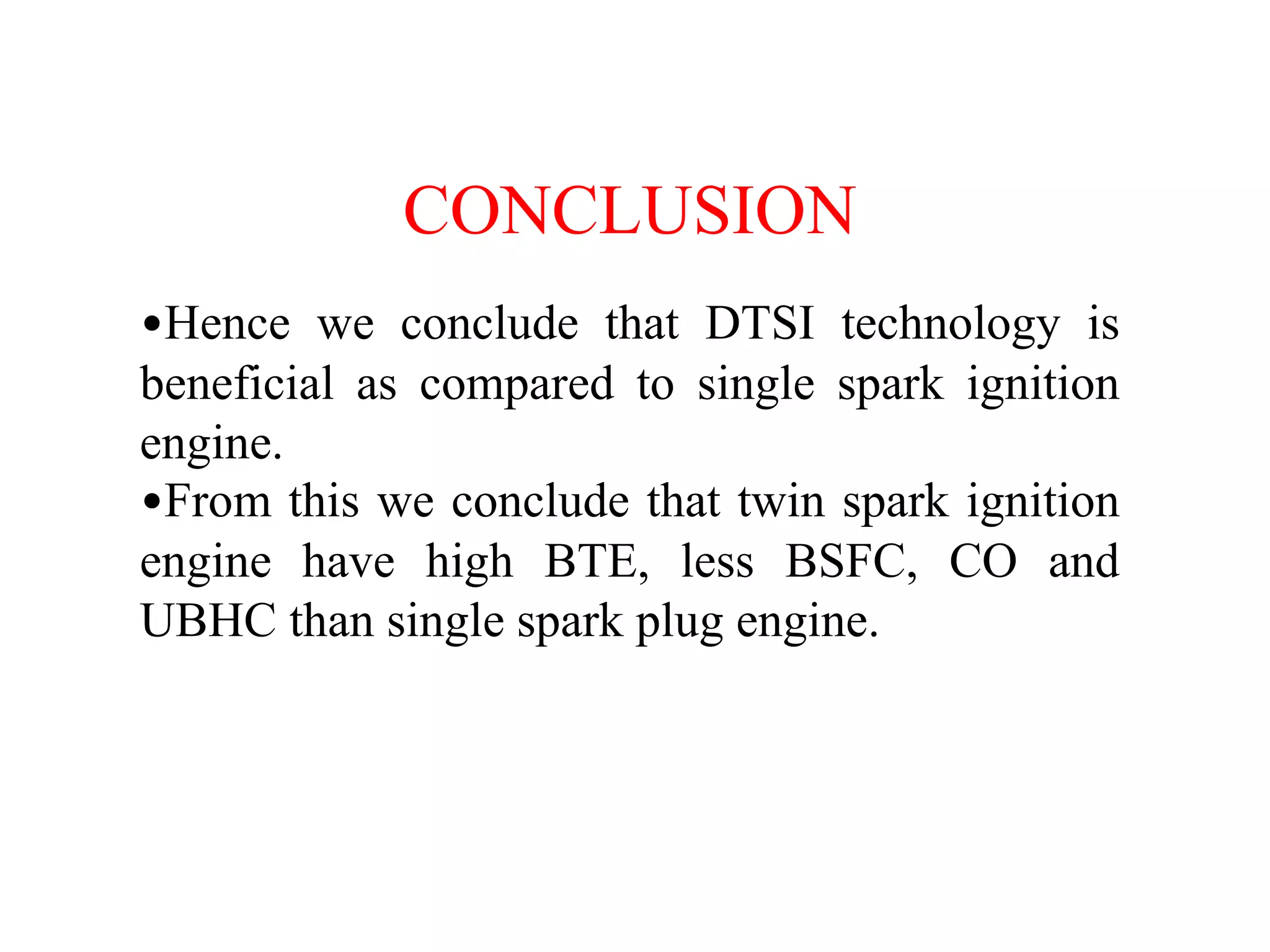 Seminar presentation on dual (twin) spark ignition system | PPTX