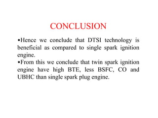 Seminar presentation on dual (twin) spark ignition system | PPTX