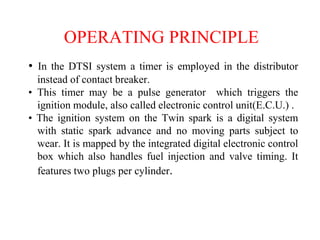 Seminar presentation on dual (twin) spark ignition system | PPTX