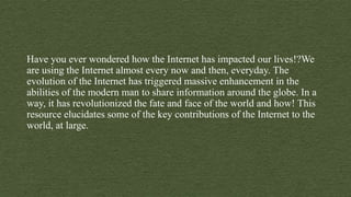 Seminar presentation on Internet.pptx