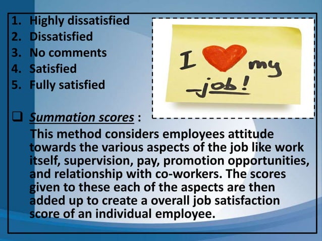 Job Satisfaction and Theories of Job Satisfation | PPTX | Human ...