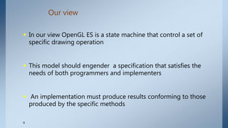 Seminar presentation on OpenGL | PPTX