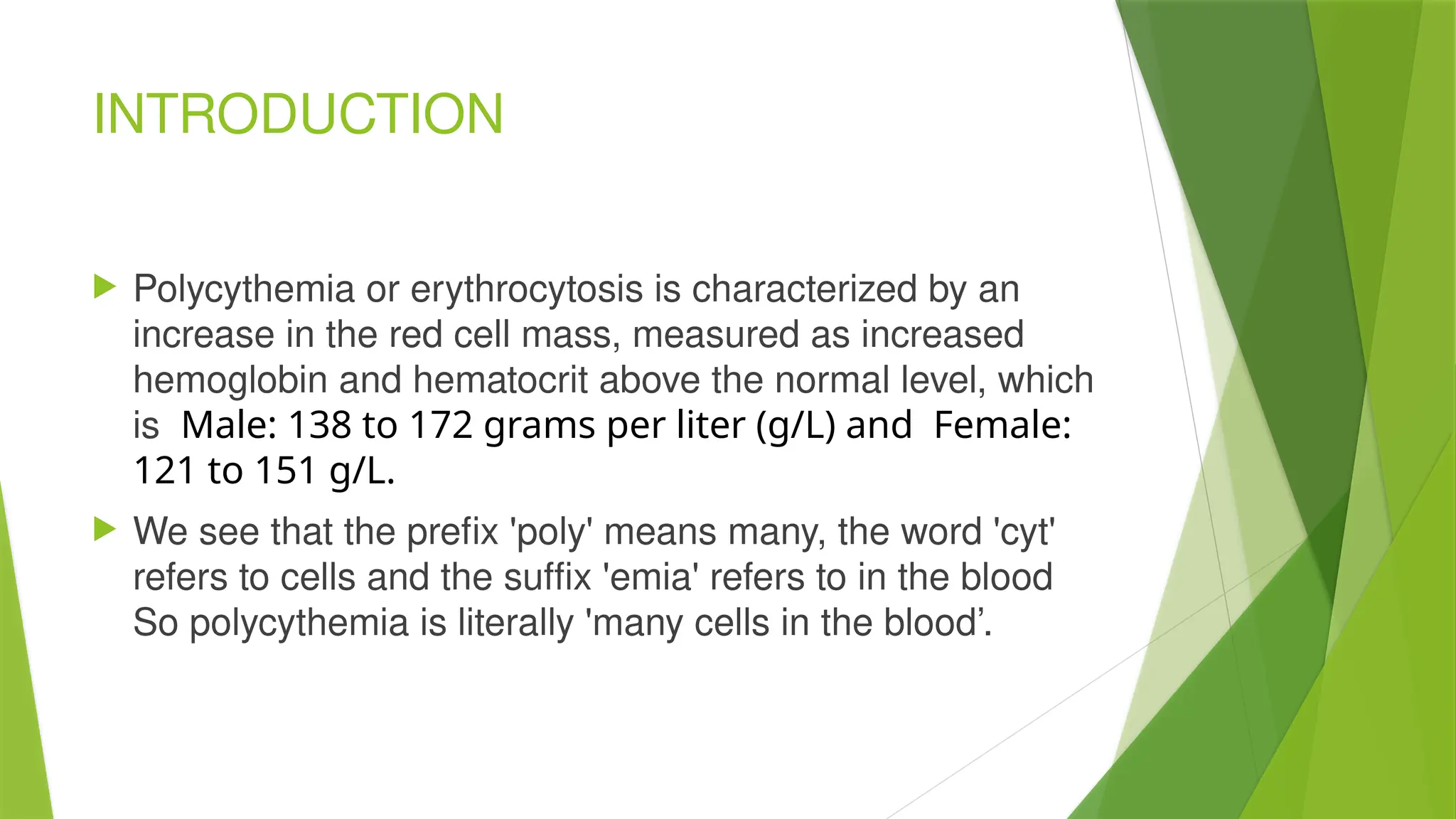polycythemia in depth and their types with descriptions | PPTX