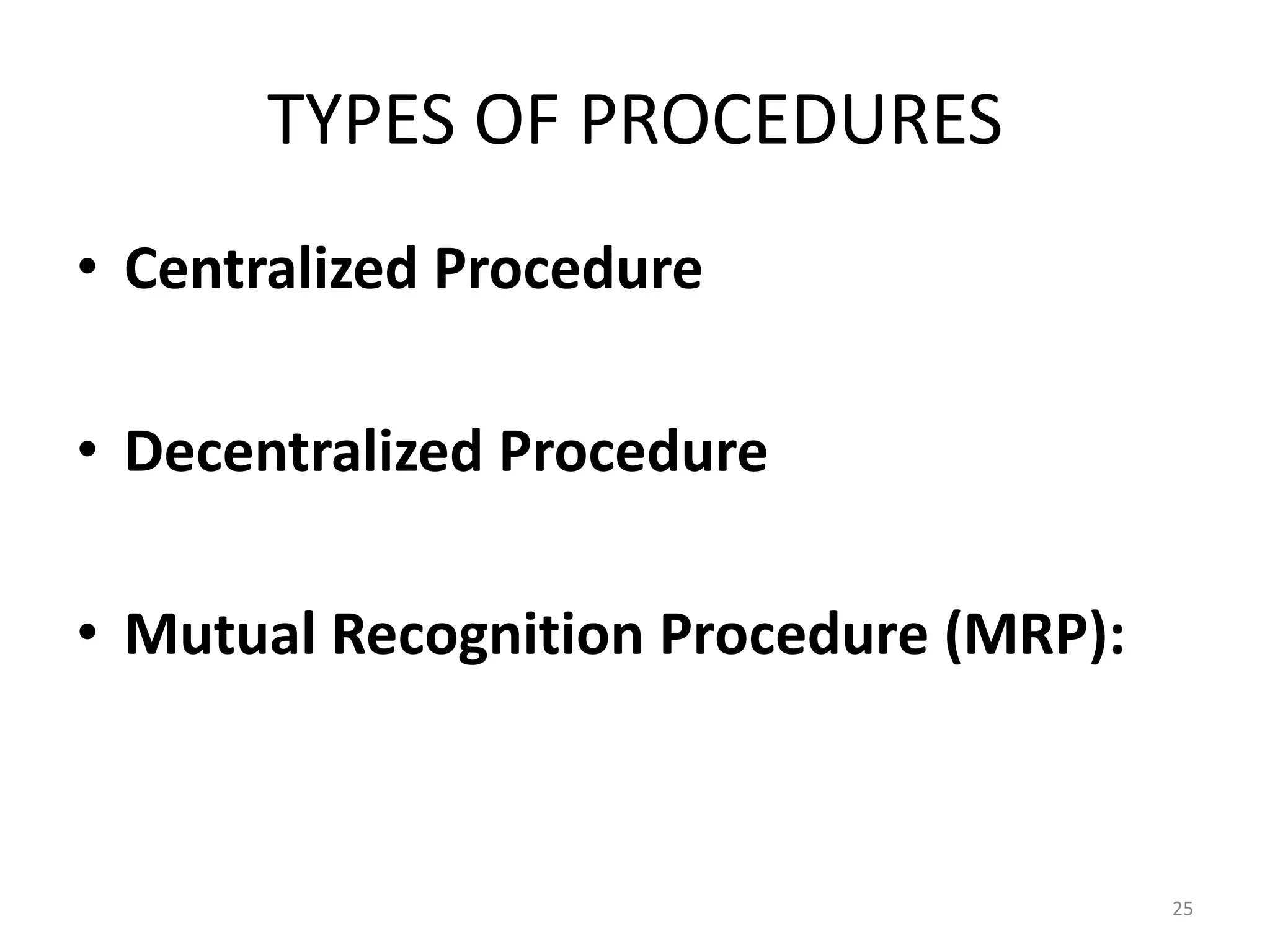Regulations for drug approval in USA, E.U & India | PPTX