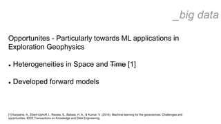 A scoping review of Machine Learning in Seismic Geophysics | PPTX