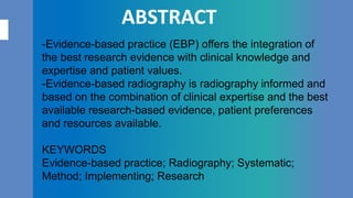 Evidence Based Radiography.pptx