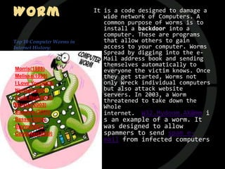 Seminar project(computer virus) | PPTX