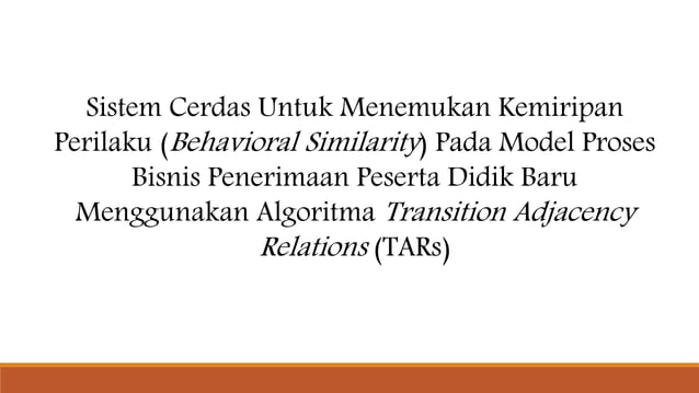 Seminar proposal skripsi teknik informatika | PPTX