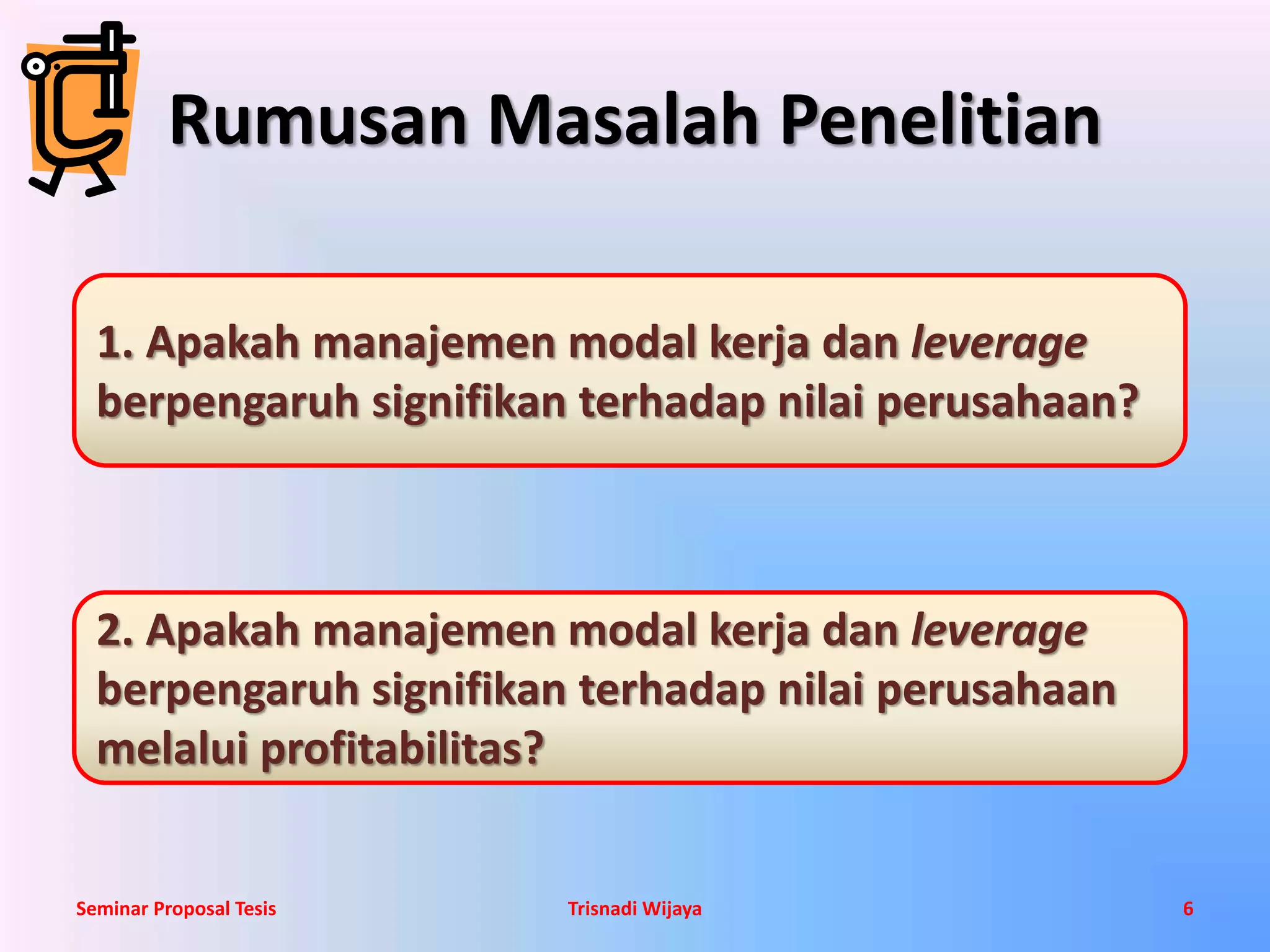 Contoh Slide Presentasi Proposal Penelitian yang Bagus | PPTX