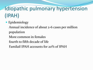 Pulmonary hypertension | PPTX