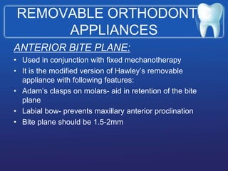deep bite management | PPTX