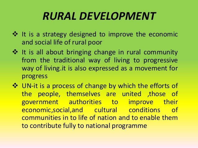 rural development programmes in india
