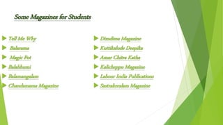 MAGAZINES | PPTX | Education