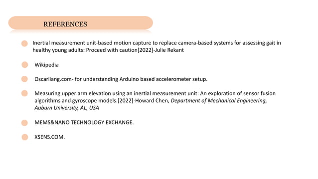 Seminar Inertial Measurement Unitimupptx Physics Science