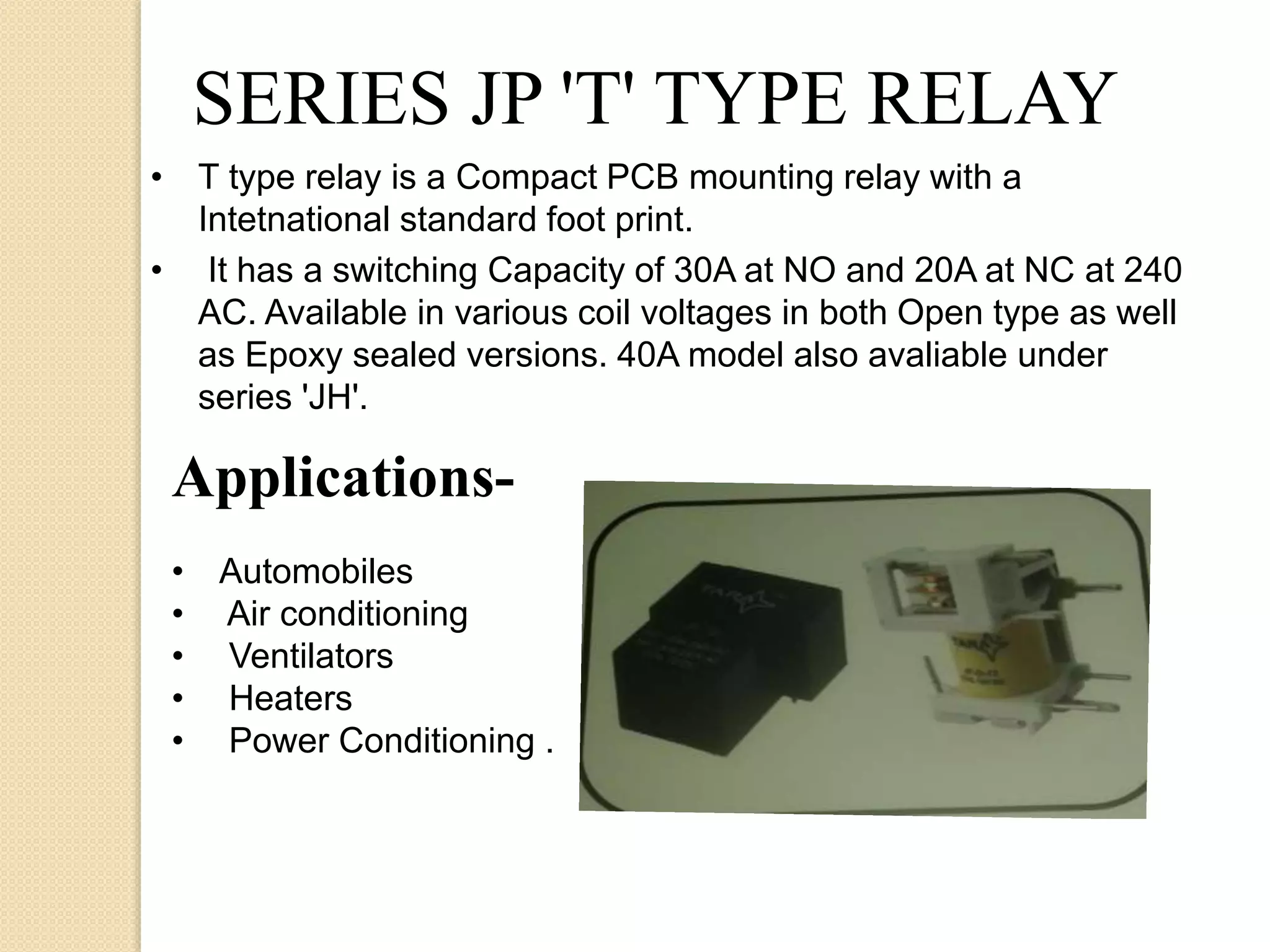 Relays | PPTX