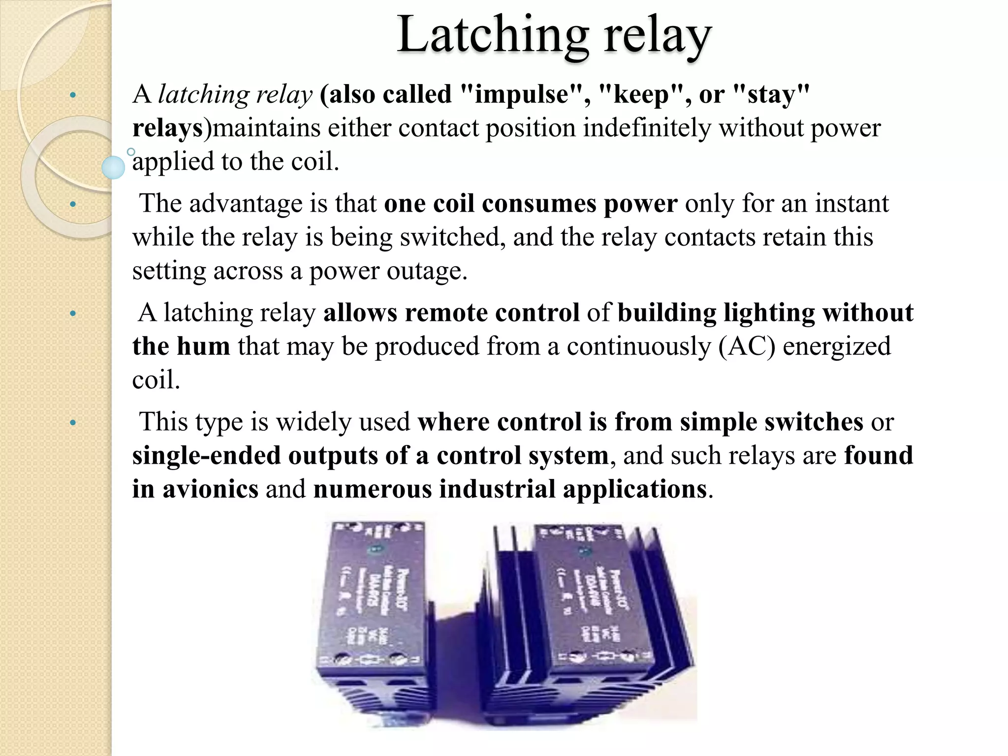 Relays | PPTX