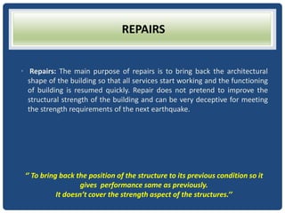 Seminar_Repair & Restoration_of_Structure | PPTX