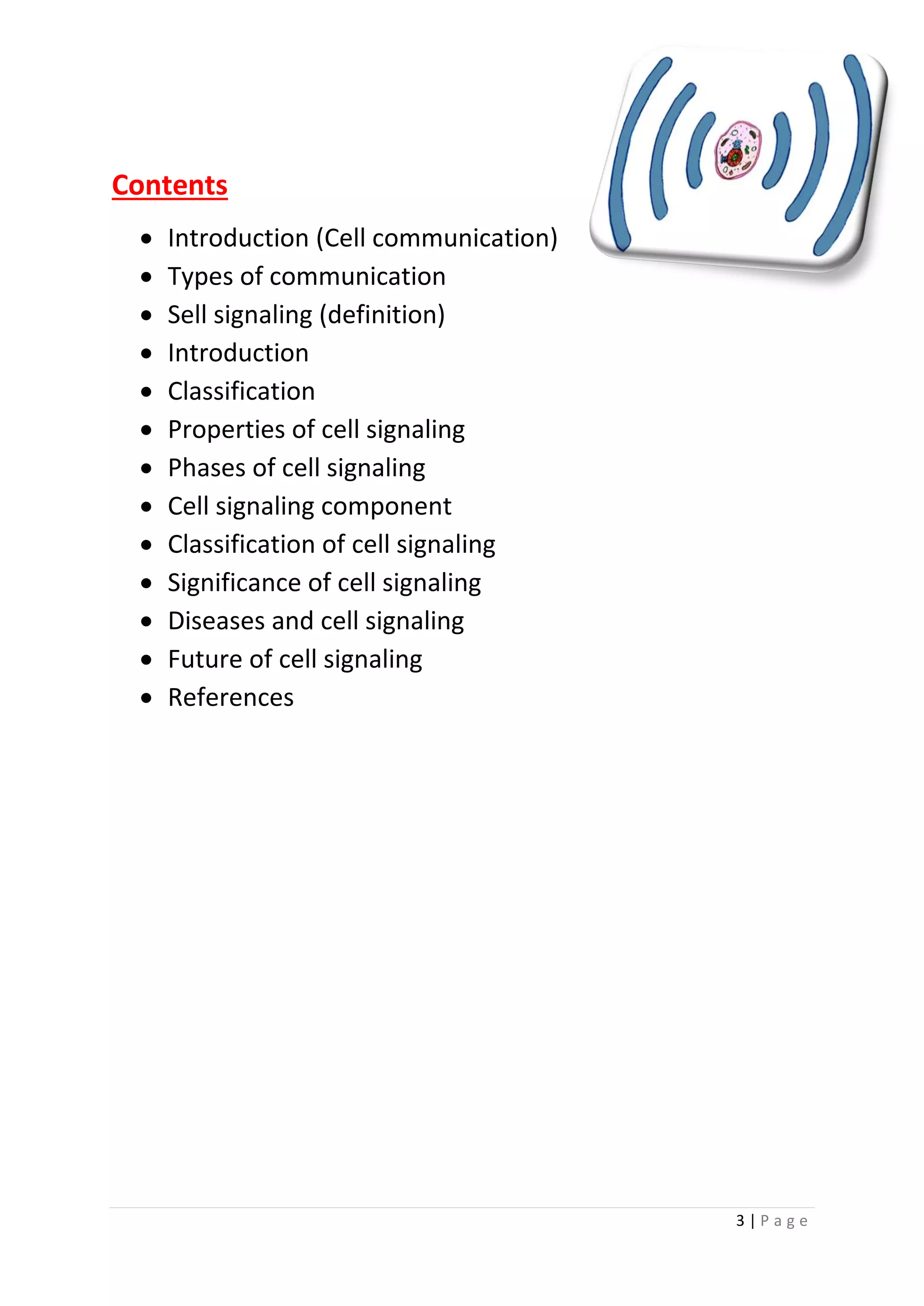 cell communication & cell signaling | PDF