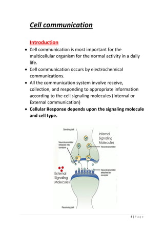 cell communication & cell signaling | PDF