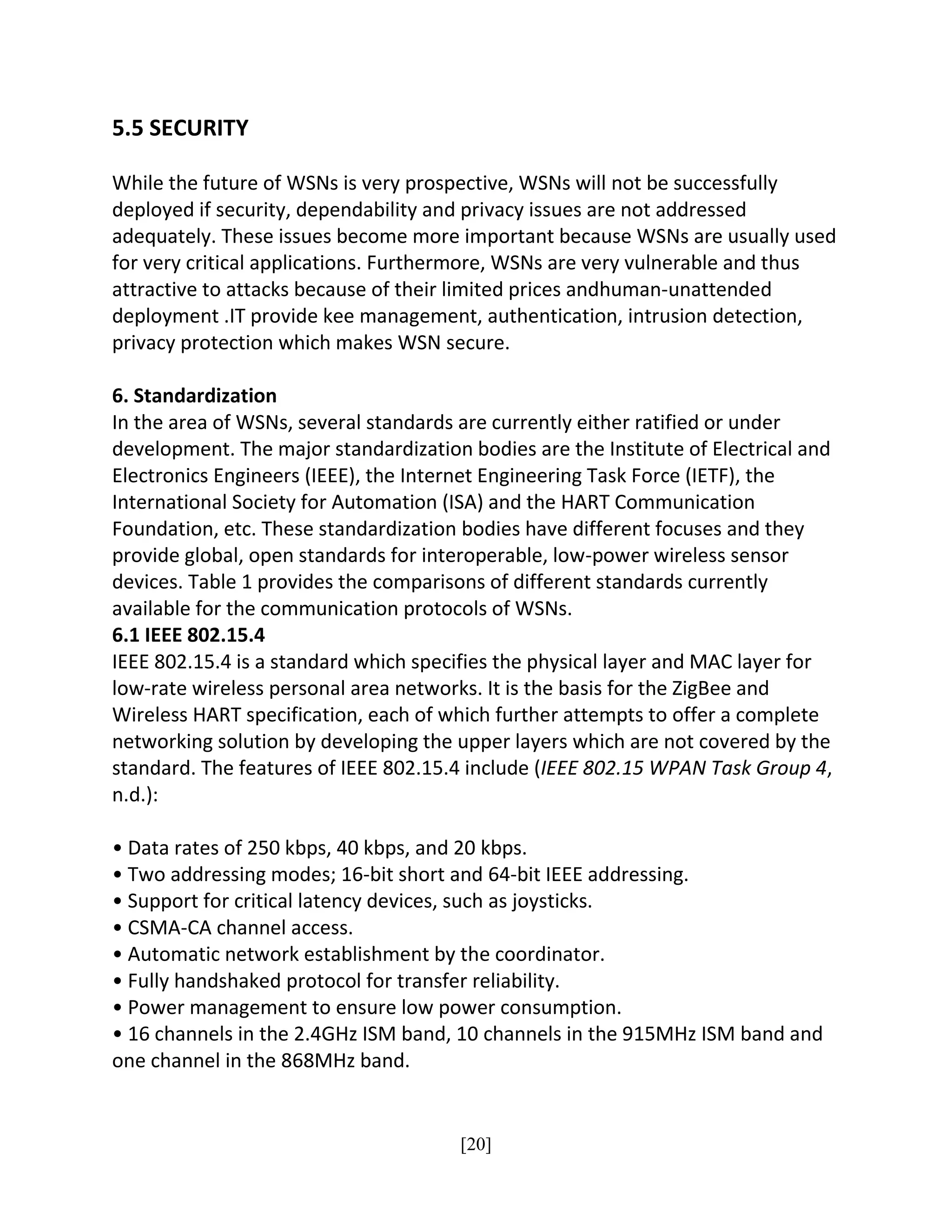 Seminar report on WSN technology | DOCX