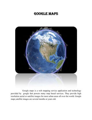 Satellite image Processing Seminar Report | DOCX